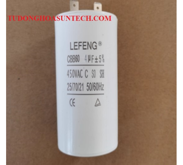 TỤ ĐIỆN CBB60 4UF 450V